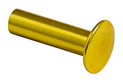 Gold Metallic Aluminum Chicago Screws